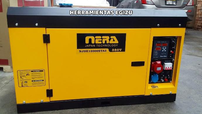 GENERADOR DIESEL ENCAPSULADO DE 10 KW - NERA | HERRAMIENTAS EGIZU